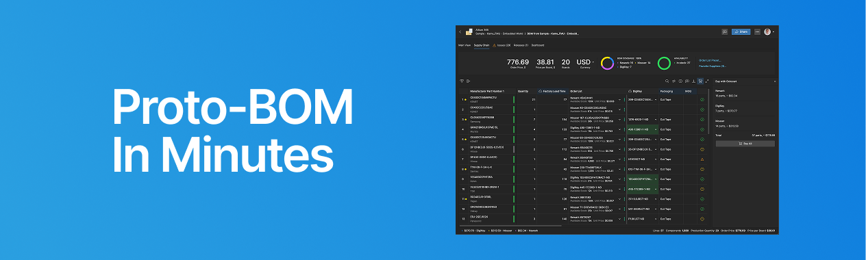 Proto-BOM in Minutes: How BOM Portal Accelerates Component Selection ...