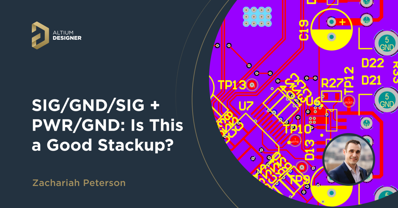 SIG/GND/SIG + PWR/GND Stackups: Will This Work in 4-Layer PCBs?
