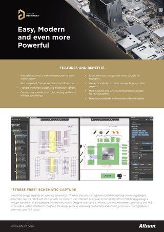 Schematic Capture Feature Set Datasheet | Altium