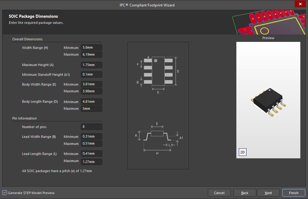 Altium Designer Footprint Creation Made Easy (IPC Compliant Footprint ...
