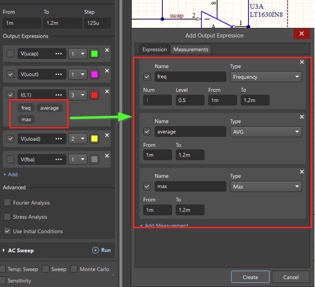 SPICE Simulation Module: How To Use Automated Measurements in ...