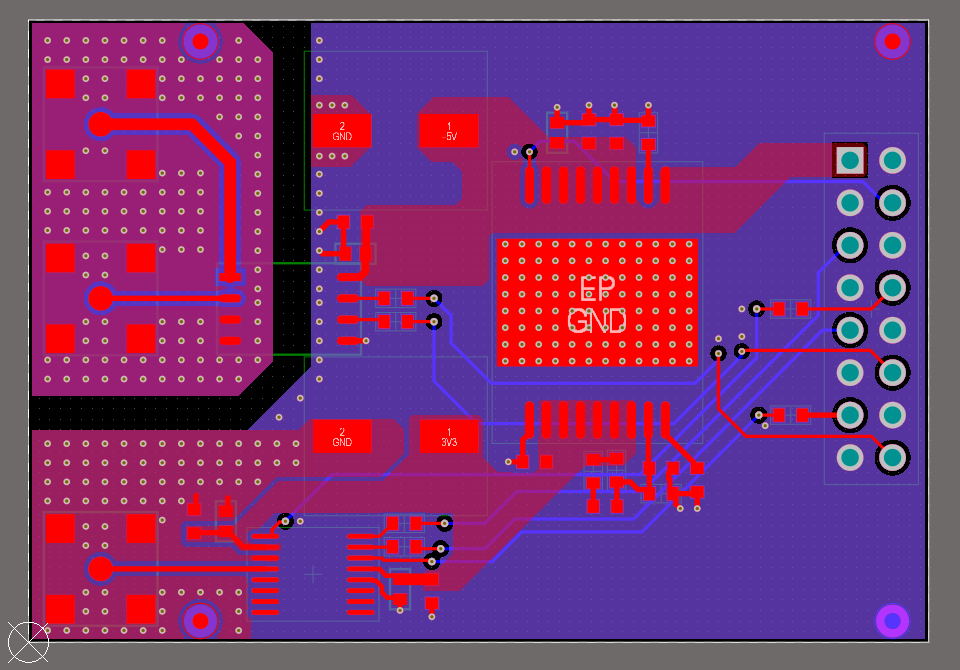 Dual Adc Module Pcb Design Project Altium