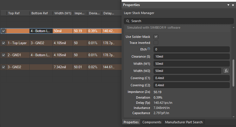SMA Edge Connector Transitions in an RF PCB