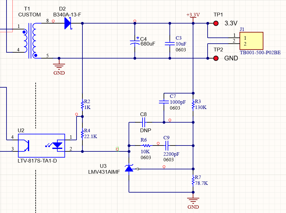 Flyback Converter Module PCB Design Project