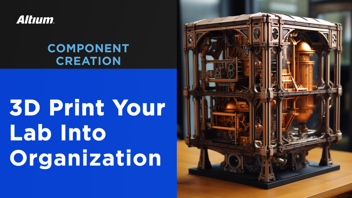 Impresión 3D para la organización de laboratorios electrónicos