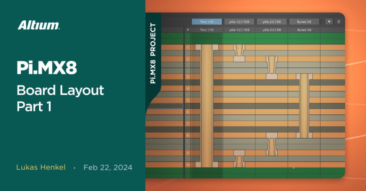 Pi.MX8 Project - Board Layout Part 1 | Altium