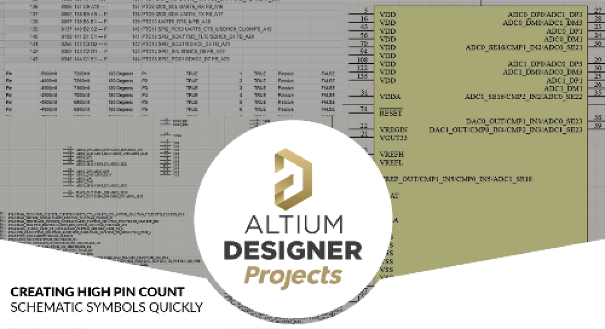 Creating High Pin Count Schematic Symbols Quickly | Altium Designer ...