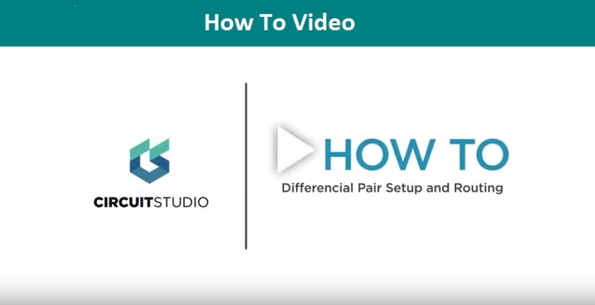 How to Setup and Route A Differential Pair | CircuitStudio | Altium
