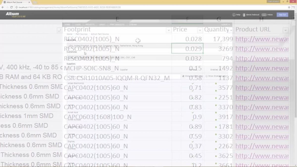New Part Choice Catalog - Features | Altium