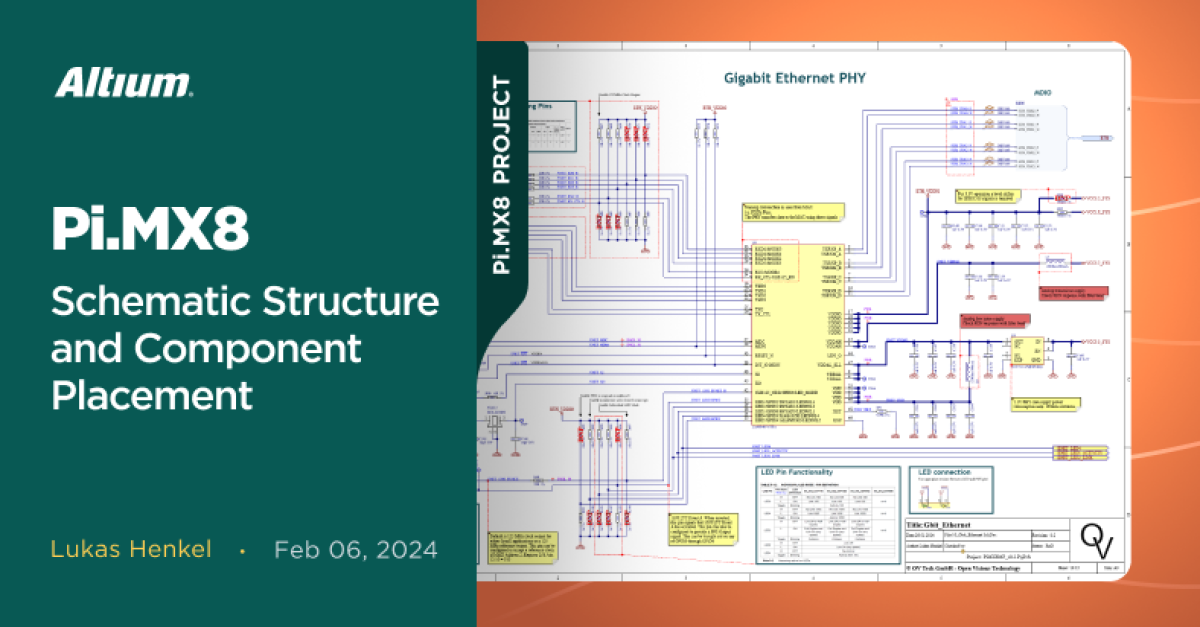 Pi.MX8 Project – Schematic Structure and Component Placement | Altium
