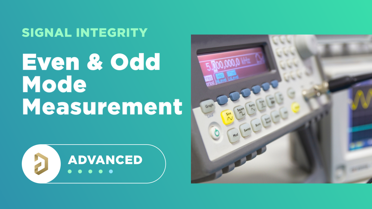 Transmission Line Impedance Measurement: Even vs. Odd Mode | Signal ...