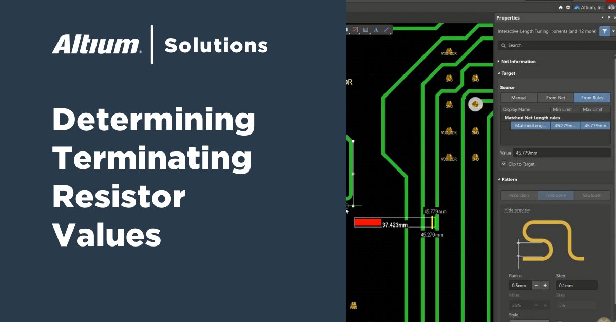 Transmission Line Termination Techniques in High Speed Design | Altium