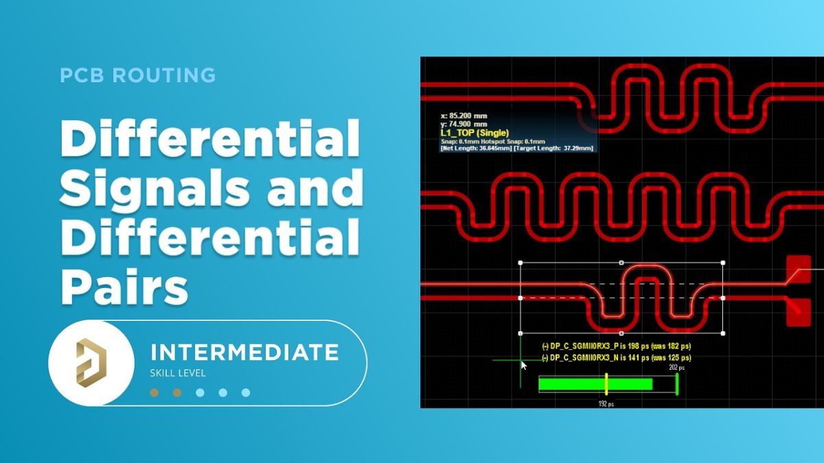What are Differential Pairs and Differential Signals? | PCB Routing