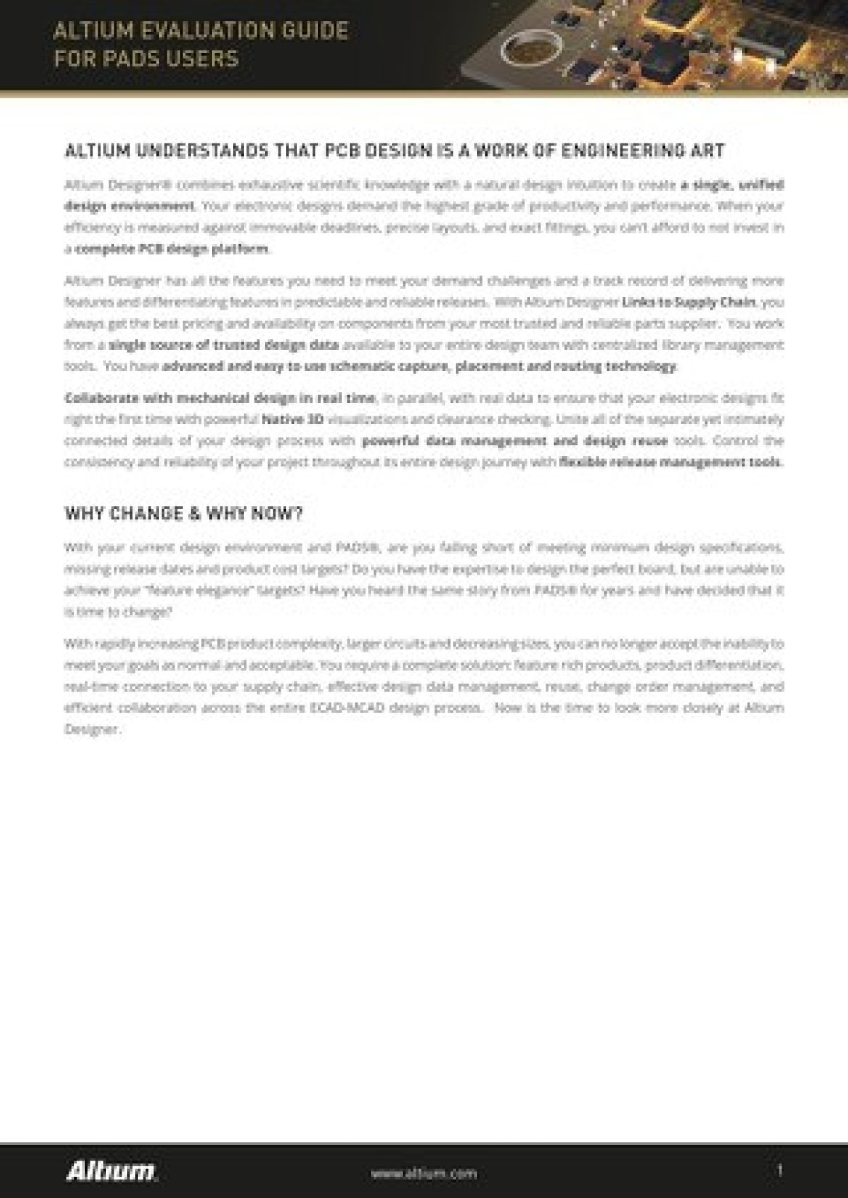 Altium Evaluation Guide For PADS Users | Altium