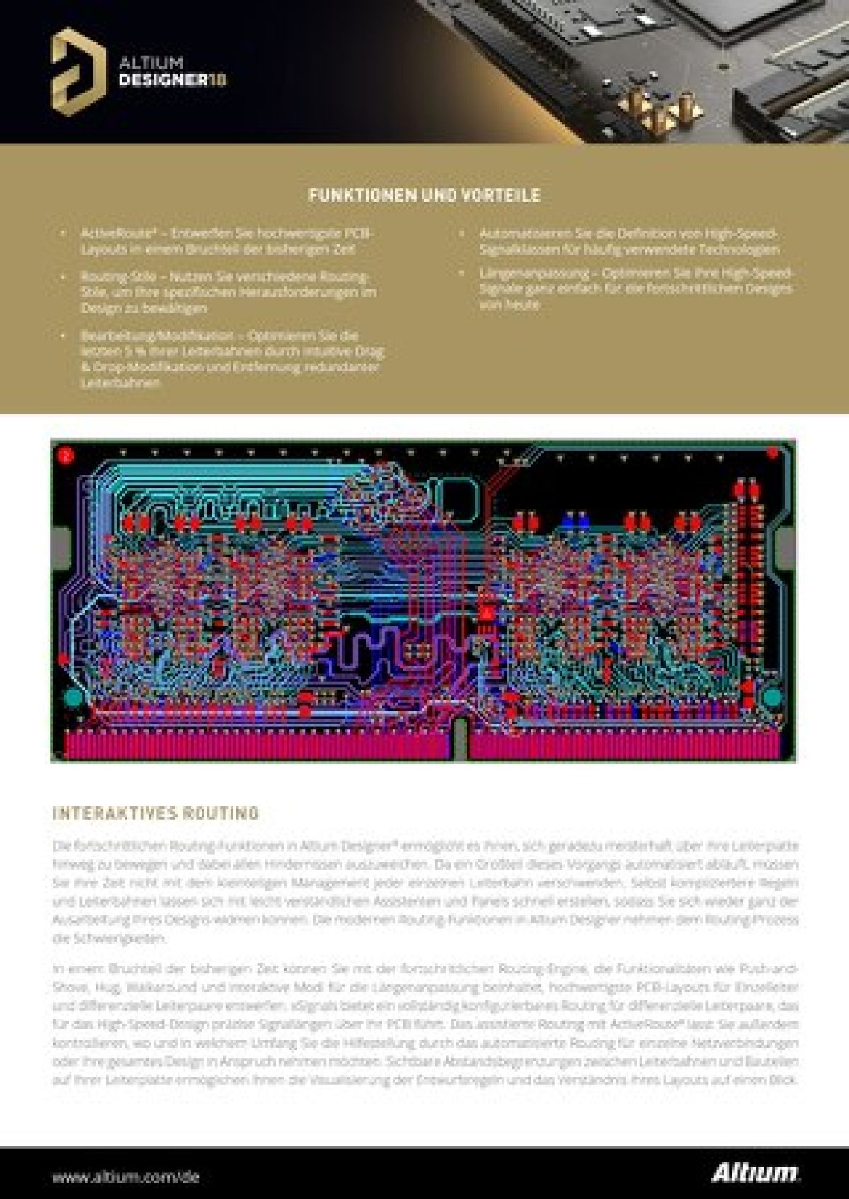 Interactive Routing Data sheet | Altium