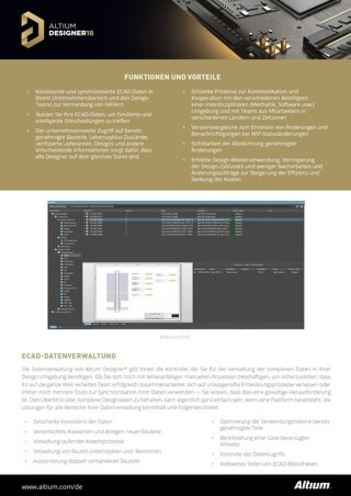 Data Management Datasheet | Altium